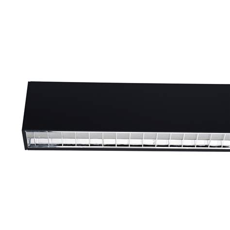 Linear Mirror Louvre Light Surface Suspended Proline
