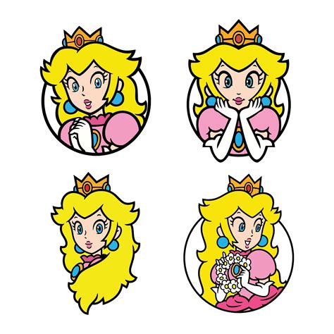 Princess Peach Svg Princess Peach PNG Princess Png Super Mario Svg Princess SVG Super Mario