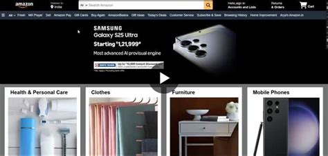 Amazonclone Webdesign Frontenddevelopment Html Css Responsivedesign Arya Sankar Ram T S