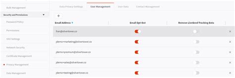 Email Opt Out Sync App Seismic Exchange