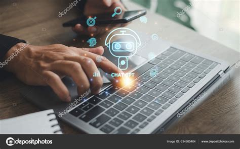 Chatgpt Chat Artificial Intelligence Woman Chatting Smart Artificial