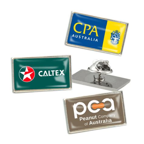 Custom Rectangle Lapel Badges Custom Buttons Badges