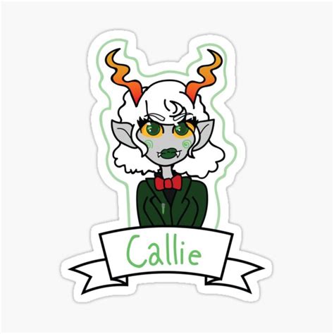 Calliope Homestuck Stickers Redbubble