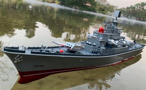 236 Inch Remote Controlled Warship Battleship10kmh 4wd 24g Rc