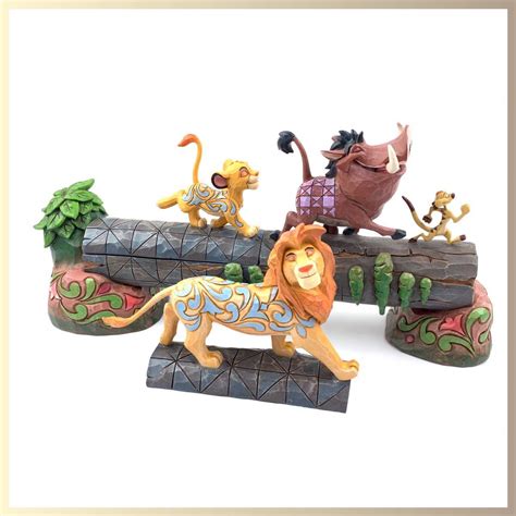【新品】disney Traditions ライオンキング シンバandティモンandプンバァ フィギュア ジムショア ディズニートラディション 置物