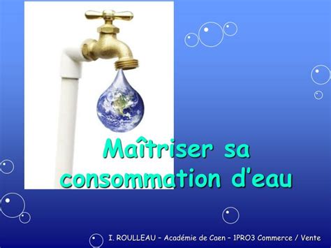 PPT Maîtriser sa consommation deau PowerPoint Presentation free