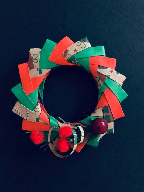 Origami Christmas Wreath Christmas Origami Origami Christmas Wreath