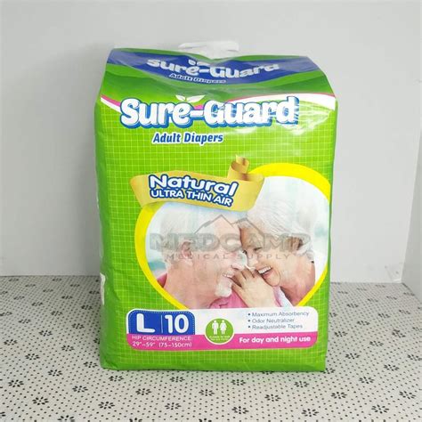 Adult Diaper Disposable Sureguard Large S On Carousell