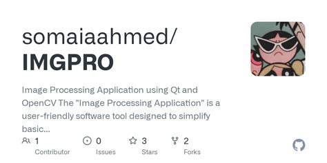 Github Somaiaahmed Imgpro Image Processing Application Using Qt And Opencv The Image