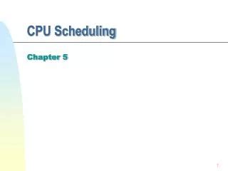 PPT CPU Scheduling PowerPoint Presentation Free Download ID