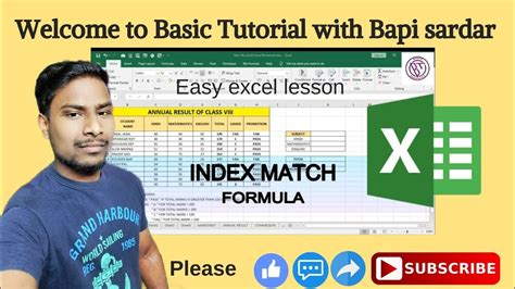 The Magic Of Indexmatchformula Easy Excel Lesson Bapisardar