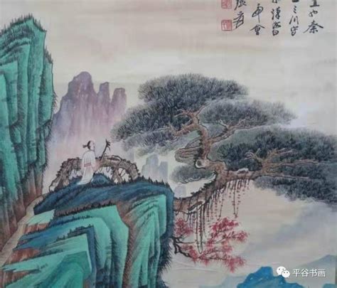 淺絳山水赭石設色的技巧 每日頭條