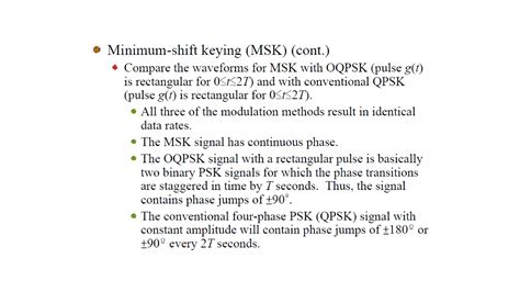 Minimum Shift Keyingmsk Pptx