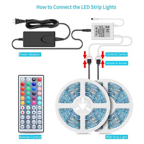 Minger Rgb Led 32 8ft Strip Lights