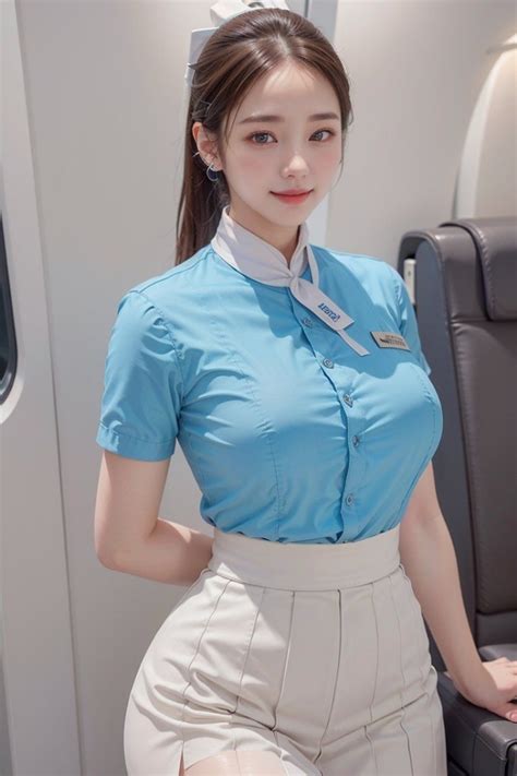 Ai가 그린 이쁜 승무원 후방주의 짤티비 Jjtv Kr