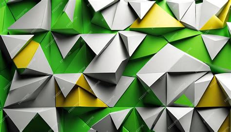 Premium Photo 3d Traingle Background In Vivid Colors