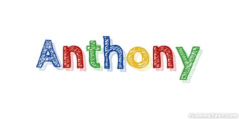 Anthony Logotipo Ferramenta De Design De Nome Grátis A Partir De