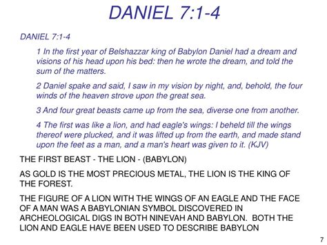 Ppt Daniel 7 Powerpoint Presentation Free Download Id5143088
