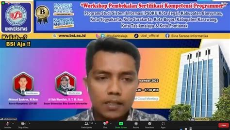 Prodi Sistem Informasi Universitas Bsi Kampus Karawang Bekali Mahasiswa