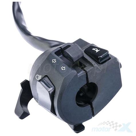 Left Combination Switch 8 Pin Block With Choke Lever For Moped Motor Motorcycle