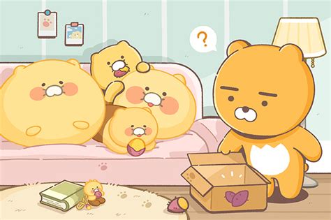 Kakao Friends Cute Laptop Wallpaper Bear Wallpaper Iphone Wallpaper