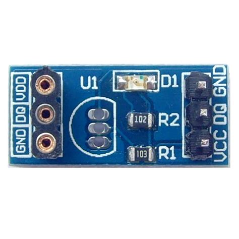 Ds18b20 温度传感器模块不带芯片深圳市艾尔赛科技有限公司