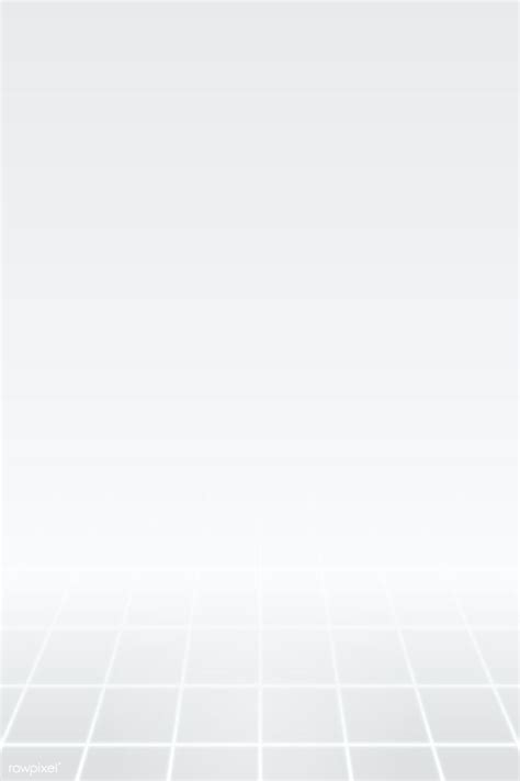 White Grid Line Pattern On Gray Background