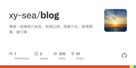 Blog一文彻底了解web Worker，十万条数据都是弟弟md At Main · Xy Seablog · Github