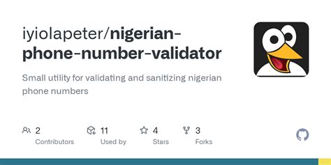 Github Iyiolapeter Nigerian Phone Number Validator Small Utility For