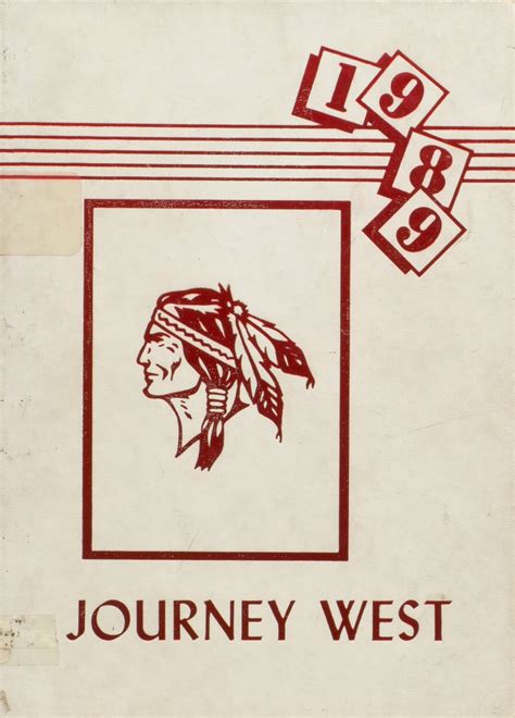 1989 Yearbook From Iroquois West High School From Gilman Illinois For Sale
