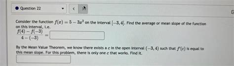 Solved Consider the function f(x)=5−3x2 on the interval | Chegg.com