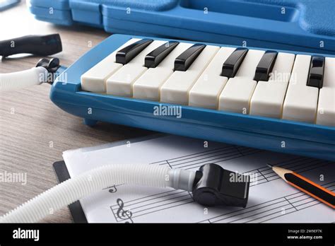 Melodica In Its Case With All Its Elements For The Music Study With