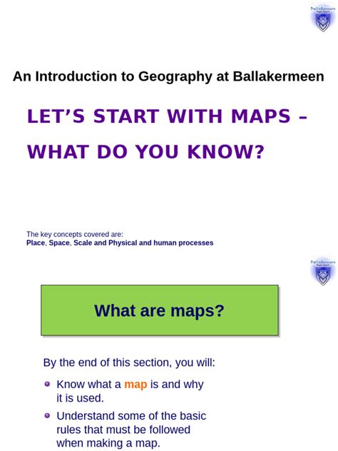 Introduction Maps Pdf