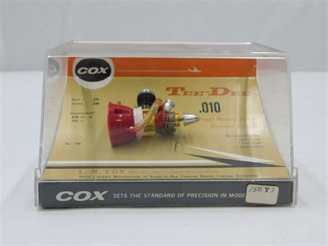 Cox Tee Dee 010 Gas Powered Contest Model Airplane Engine