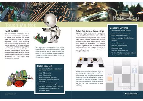 Visionrobo Robotics Workshop Brochure Pdf