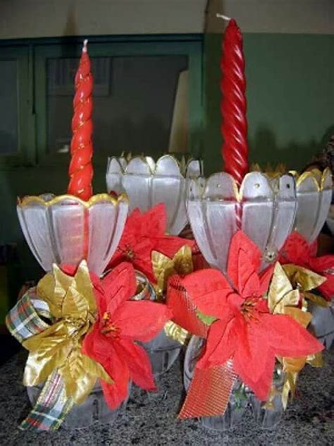 Éstos Adornos Navideños Podrás Hacerlos Con Botellas Plásticas