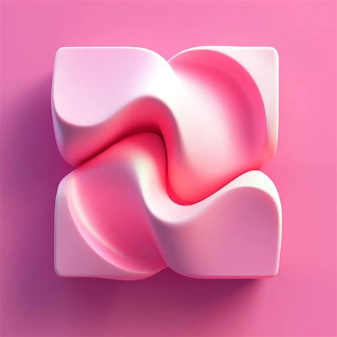 3d Flow Icon Abstract Movement And Process Illustration Logo Premium