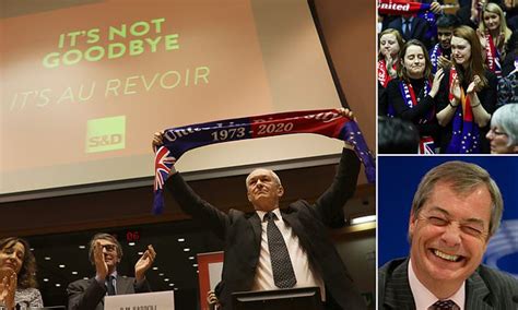 Its Not Goodbye Its Au Revoir British Meps Sit In The European