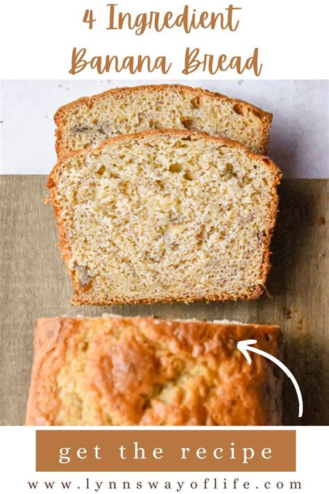 4 Ingredient Cake Mix Banana Bread Cake Mix Banana Bread Easy Banana