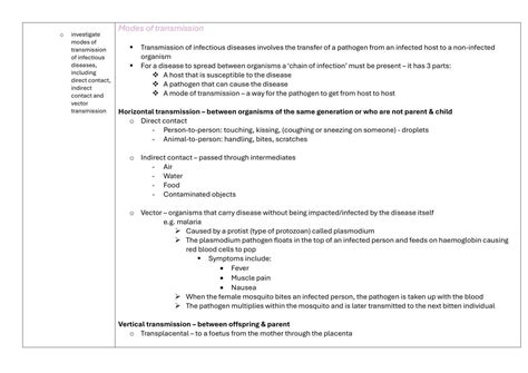 Module 7 Biology Notes Biology Year 12 Hsc Thinkswap