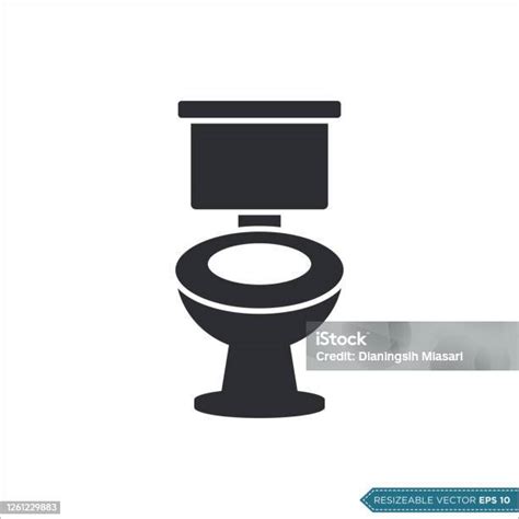 廁所圖示向量範本插圖設計向量圖形及更多home Improvement圖片 Home Improvement 一個物體 乾淨 Istock