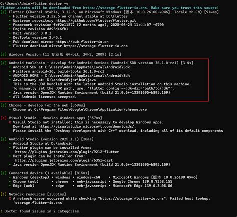 Flutter Doctor Csdn博客