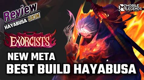 Hayabusa Exorcist Skin Build Hayabusa Tersakit Gameplay Mobile