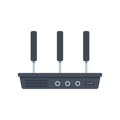 Wireless Modem Icon Flat Vector Wifi Internet Vector Art At Vecteezy