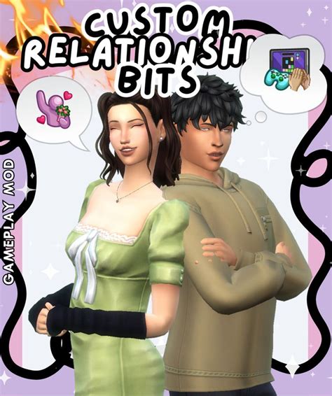 Expanded Storytelling Relationship Bits Mod Maplebell Sims 4 Teen