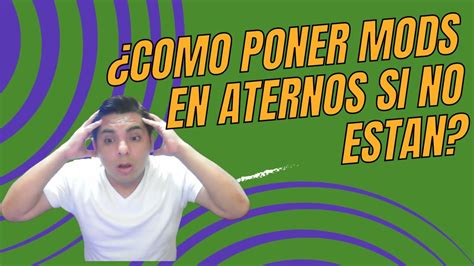 Como poner mods en aternos si no están YouTube