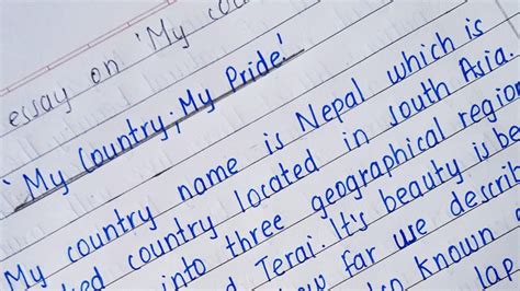 Essay On My Countrymy Prideshort And Easy Essay On Nepal Youtube