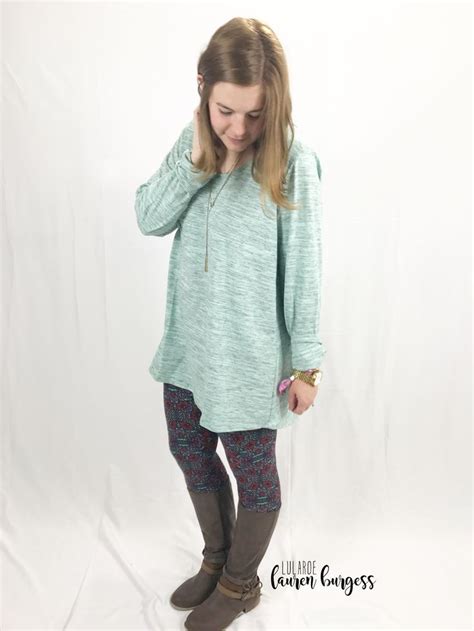 An Oversized Lularoe Lynnae Long Sleeve Tee Is The Perfect Cozy Layer
