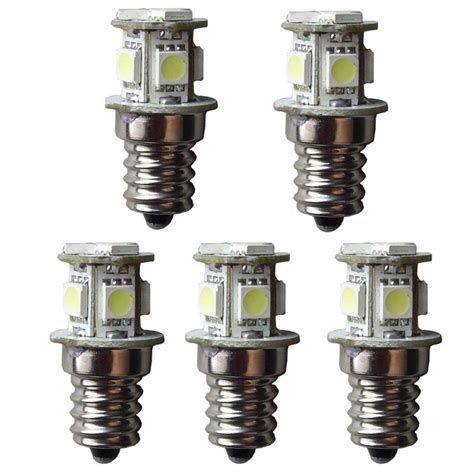 Gutreise E12 8led Screw Bulbs Lamps Lights5 Pcs Dc E12