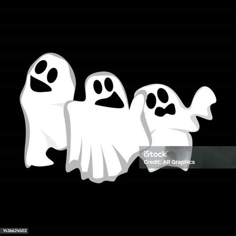 Desain Hantu Ikon Halloween Ilustrasi Kostum Halloween Template Spanduk